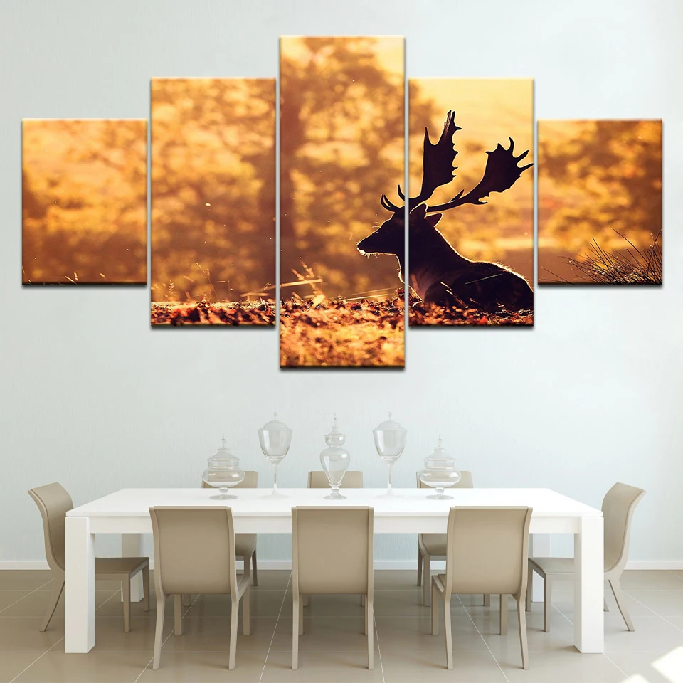 Hd imprime pintura da lona arte da parede para sala de estar decoração ...