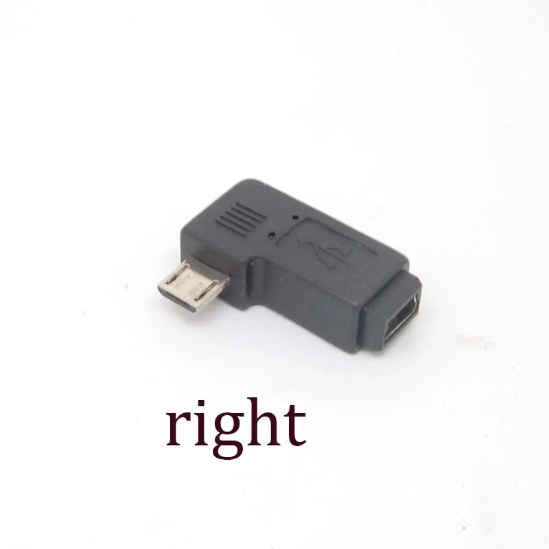 90-Degree-right-Angle-Adapter-micro-USB-Type-A-B-male-to-mini-USB ...