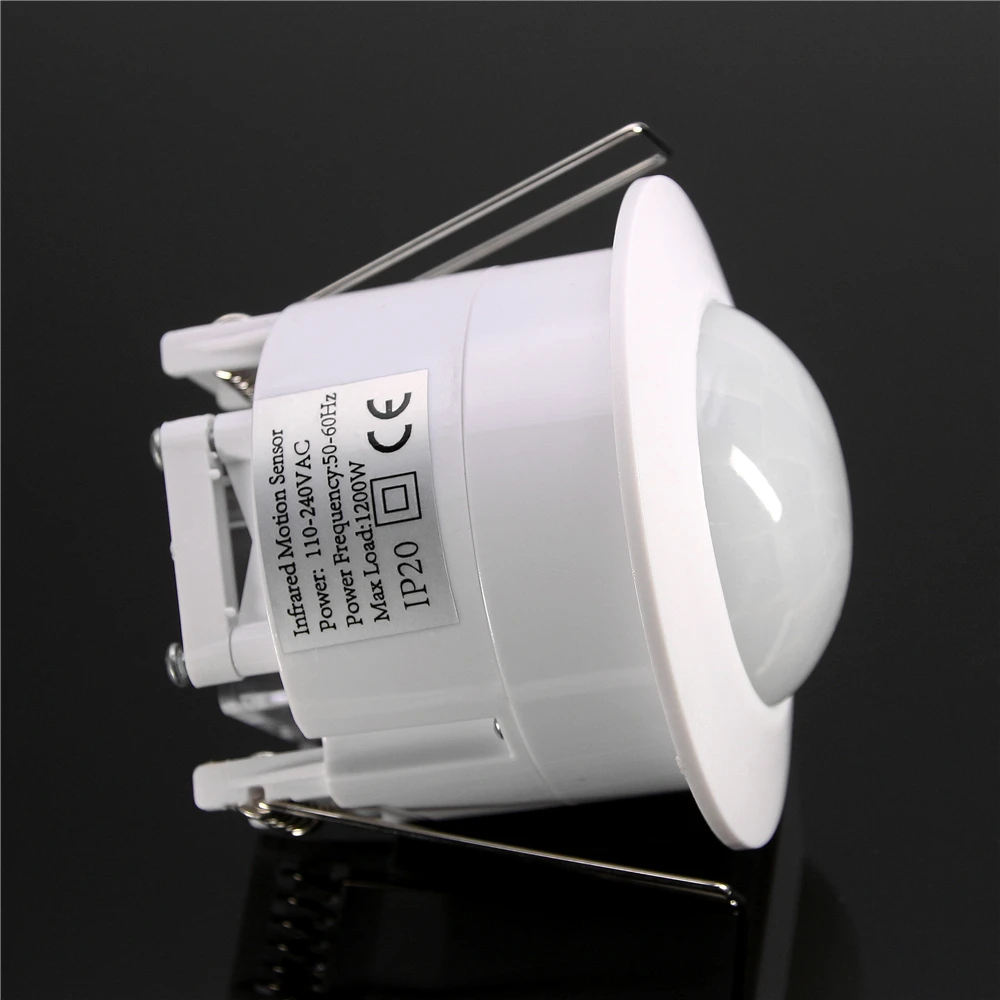 AC 110V-240V Ceiling mounting PIR Motion Movement Sensor Detector ...