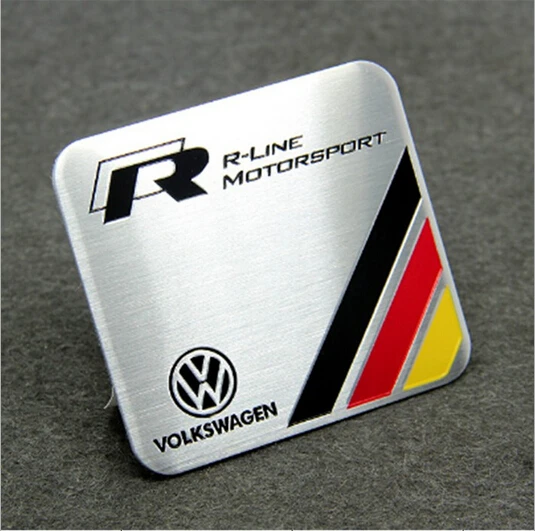 volkswagen R line vw stickers Motorsports car Emblem Badge Logo Cover ...