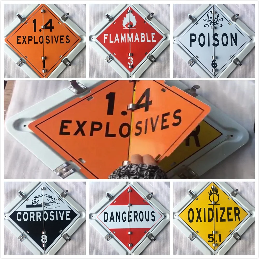 Universal 6 kinds Truck Explosives Flammable Poison Oxidizer Corrosive ...
