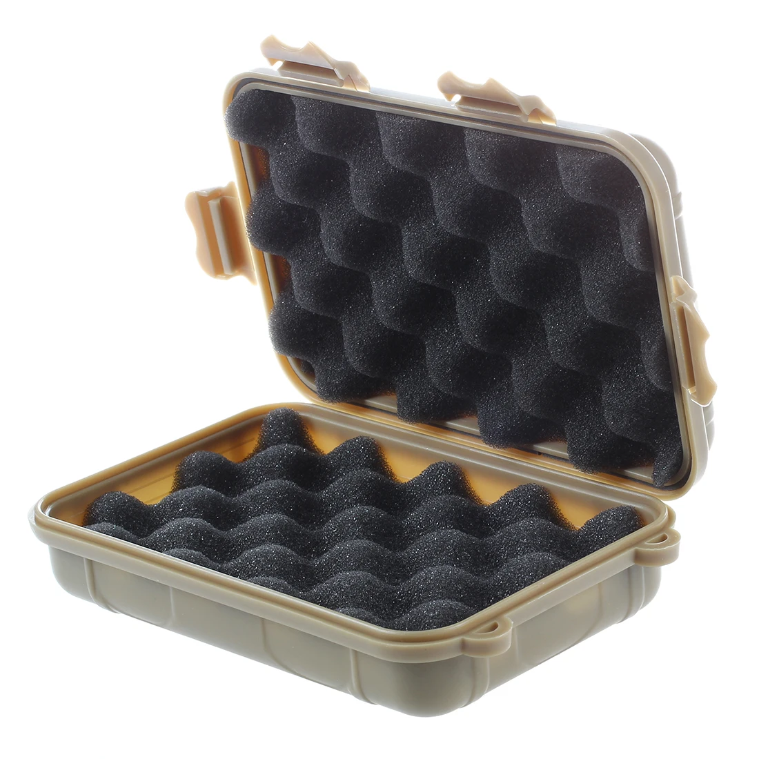 Hermetic Box Shockproof Waterproof Storage Box Outdoor Container Tan L ...