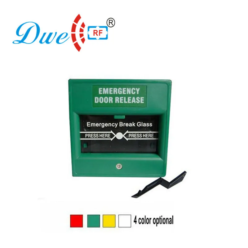 DWE CC RF Emergency Exit Button Fireproof Break Glass Release Button ...
