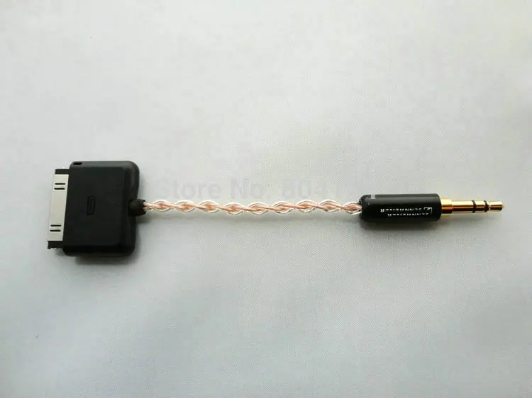 Free-shipping-OCC-plate-silver-30-Pin-Dock-to-3-5mm-plug-lineout-LO ...