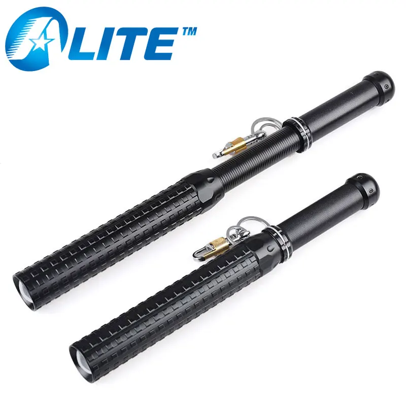 [Free Ship] Female self defense baton linterna extendable camping ...