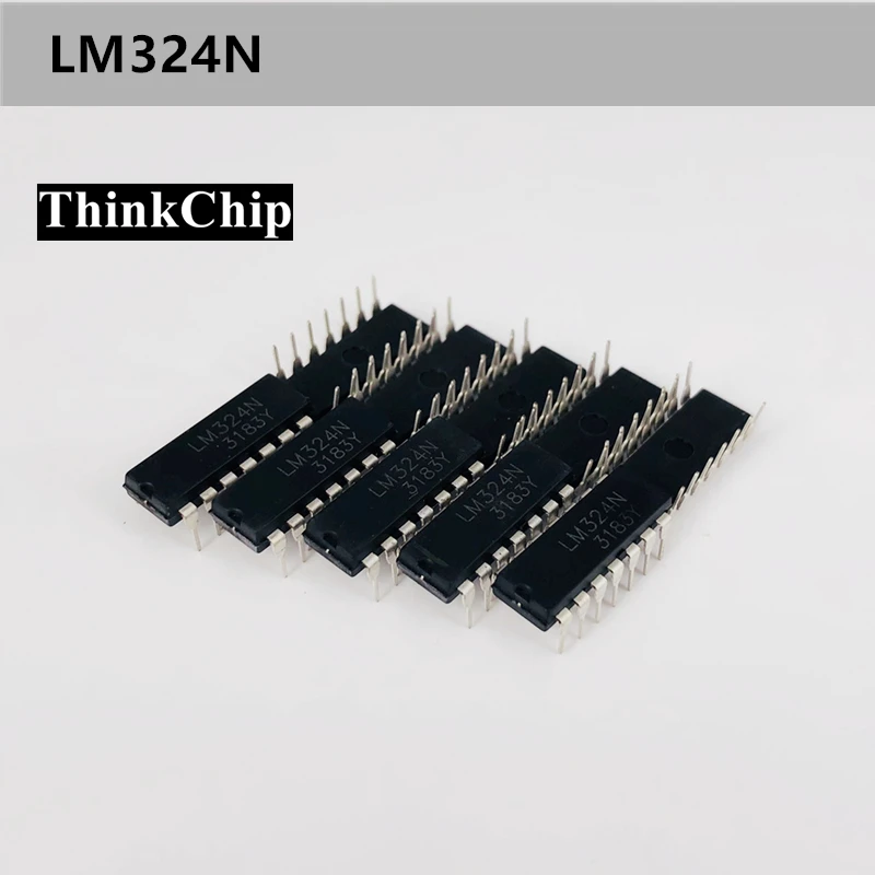 (10pcs) Lm324n Lm324 Dip-14 Low Power Quad Operationall Amplifier ...