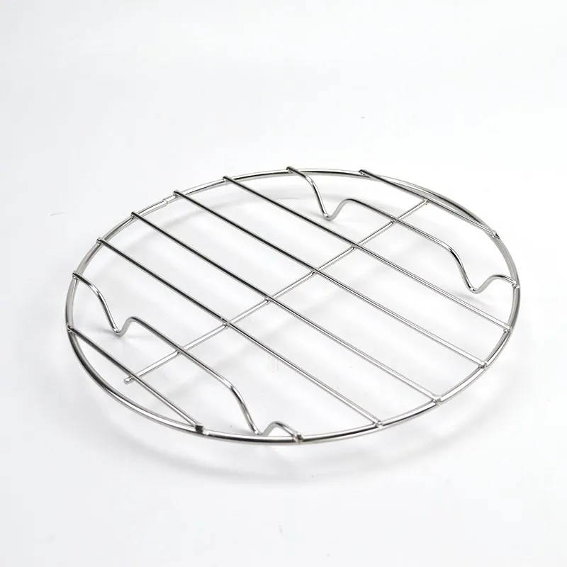 BBQ Wire mesh net pizza pan tray plate Round pizza grill chicken wings ...