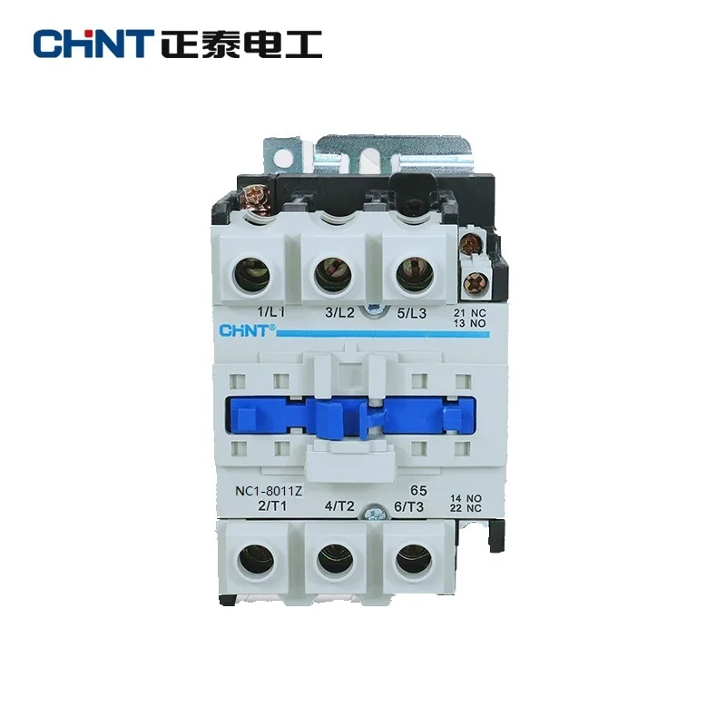 CHINT NC1 8011Z Rail Mount Contactor อุตสาหกรรมไฟฟ้า Contactor DC 24 V DC36V DC48V DC110V DC220V ...