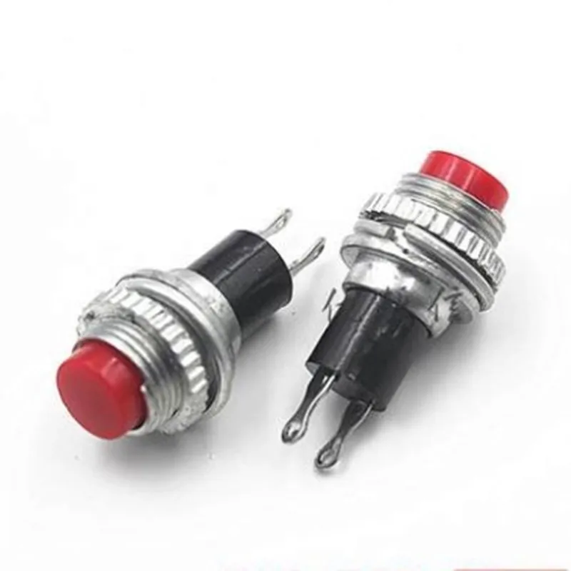 10pcs DS314 Small Momentary Push Button Switch 10mm Red Non Locking ...