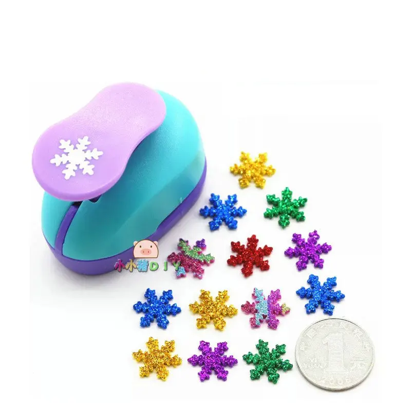 free ship paper snowflake cutter 15mm 5/8'' shapes craft punch diy ...