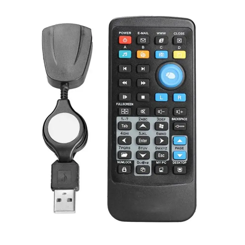 ALLOYSEED USB Laptop Wireless Media Remote Control Mouse Keyboard ...