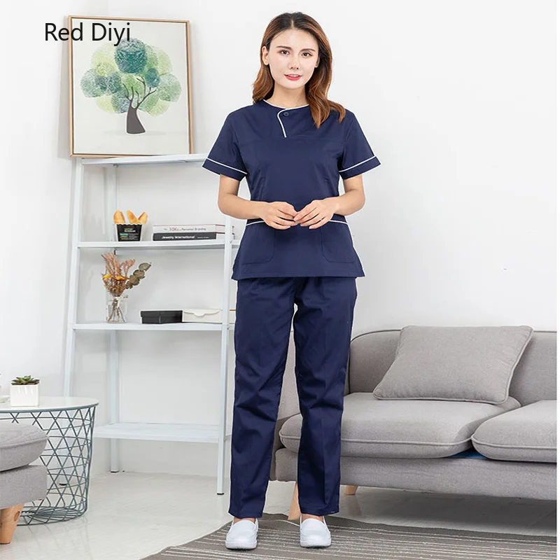 Больничные женские скрабы наборы доктор lsolation платье мыть одежду ...