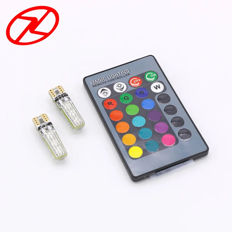 1 set Auto RGB T10 Led 194 168 W5W 5050 SMD Car Dome Reading Light ...