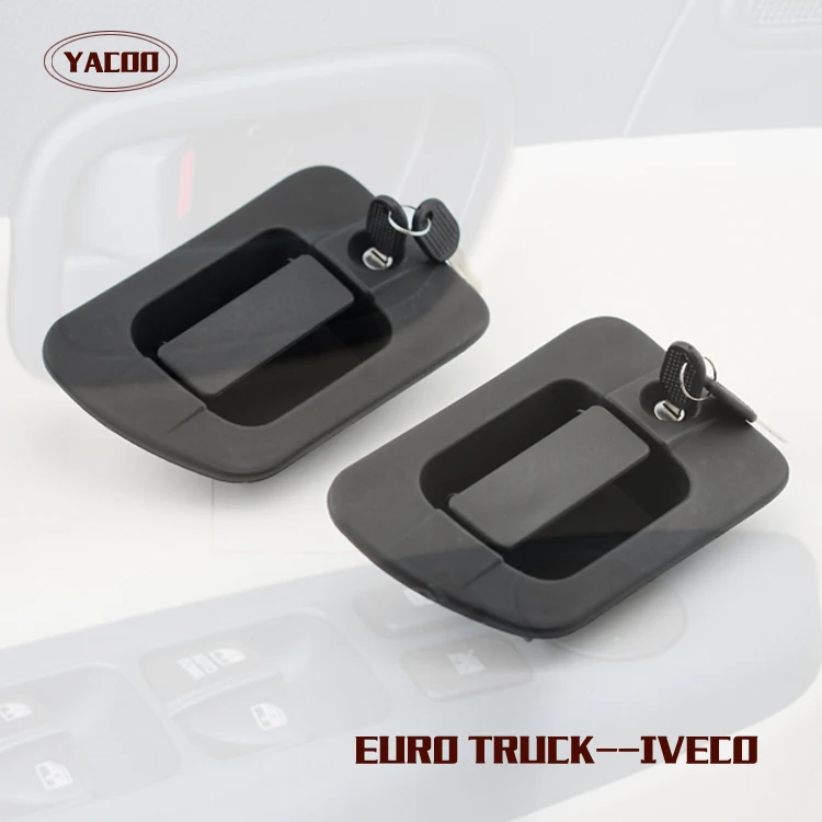 YACOO EXTERIOR DOOR HANDLE FOR IVECO (WITH LOCK AND KEY) OEM:504052936 ...