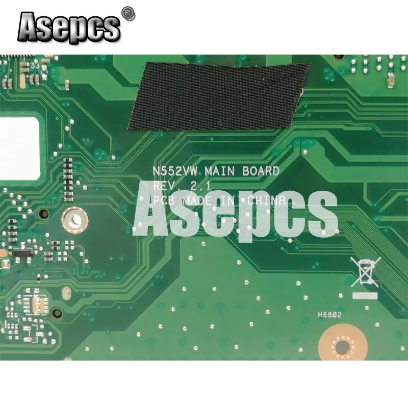 Asepcs N552VW материнская плата для ноутбука ASUS N552VW N552V N552 ...