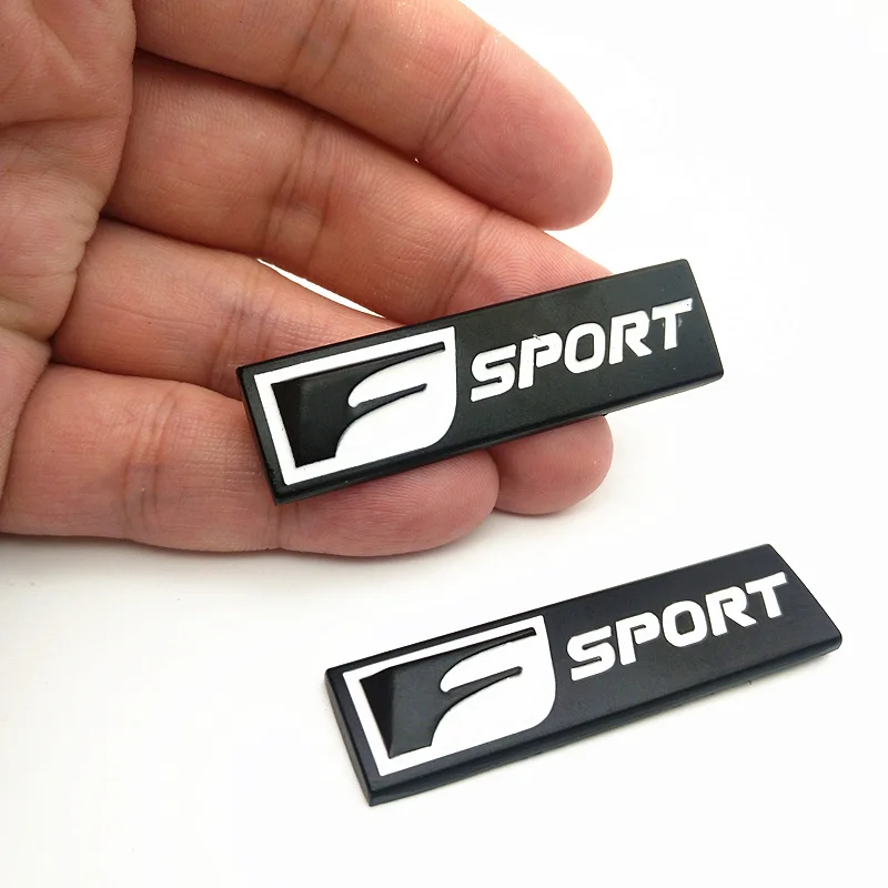 2PCS/set Metal F Sport F-sport Car Styling Refitting Emblem Badge ...