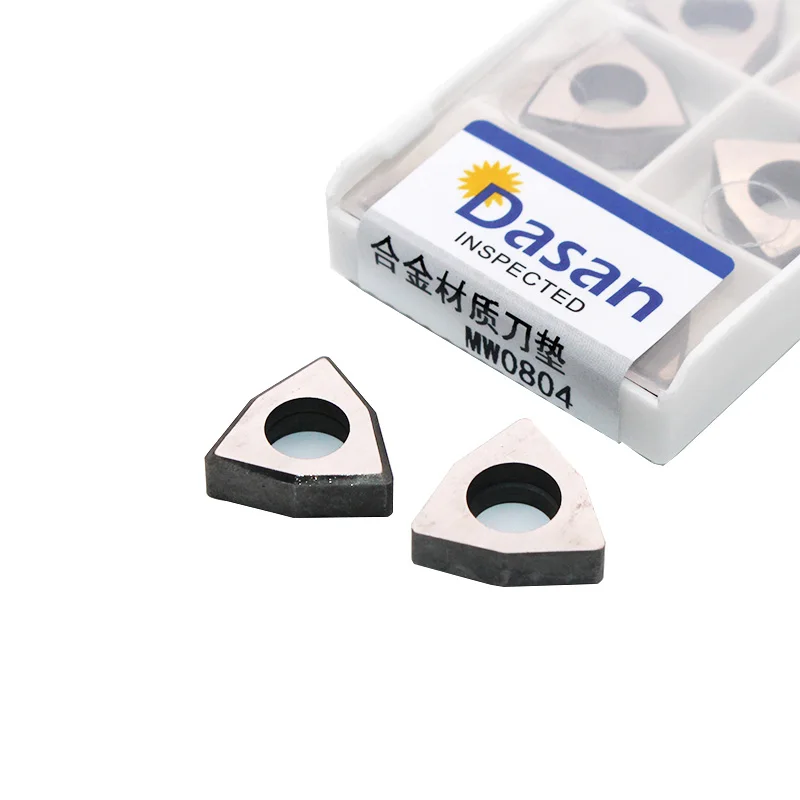 MW0804 Carbide Shim Seat 10pcs Hard Alloy Shim Knife Pads MWLN Lathe ...