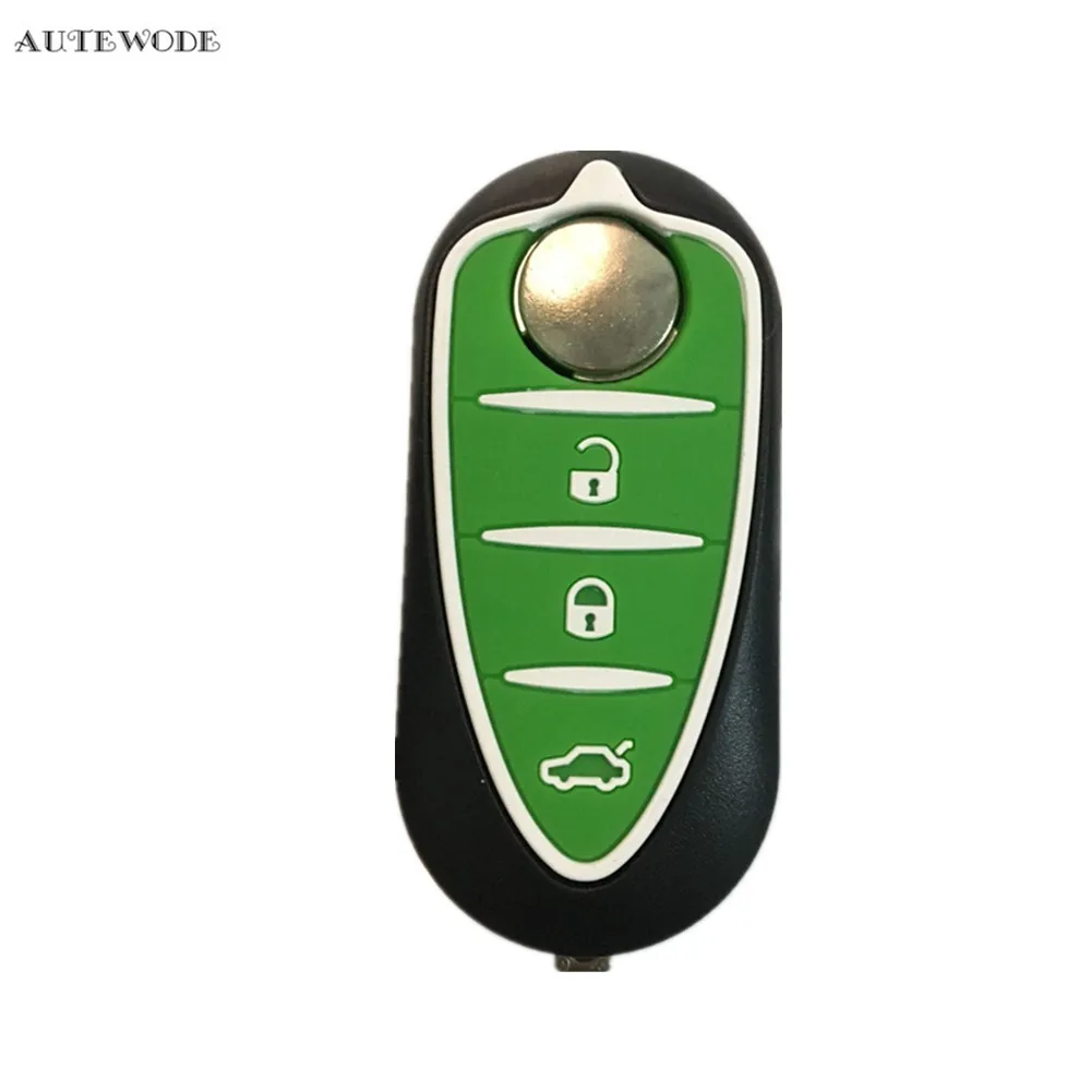 AUTEWODE Green Replace New Remote Car key shell blank fits for Alfa ...