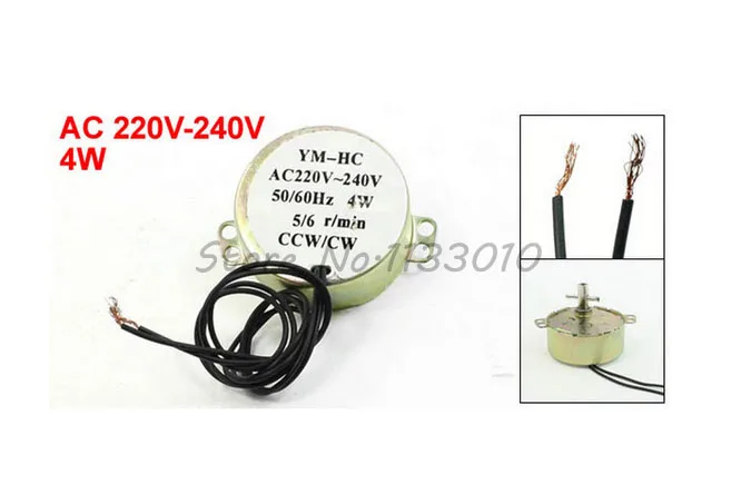 AC220V 240V 50/60Hz 4W 5/6 r/min Microwave Oven Synchronous Motor ...