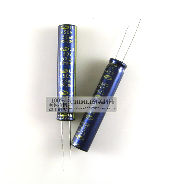 Electrolytic capacitor 450V 53UF volume 10X50MM LCD TV LED capacitor ...