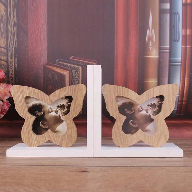 1 pcs Europe American Style Retro wooden bookend Handicraft Creative ...
