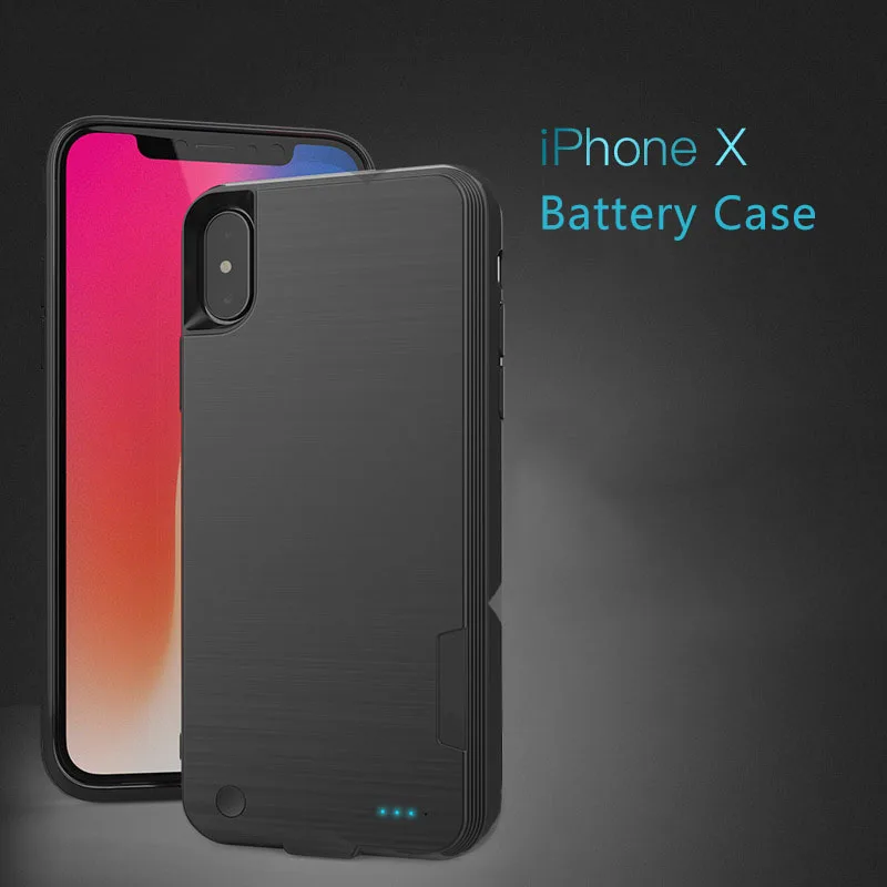 NS for Iphone X Battery Case 4000mAh Capacity Charger Case External ...