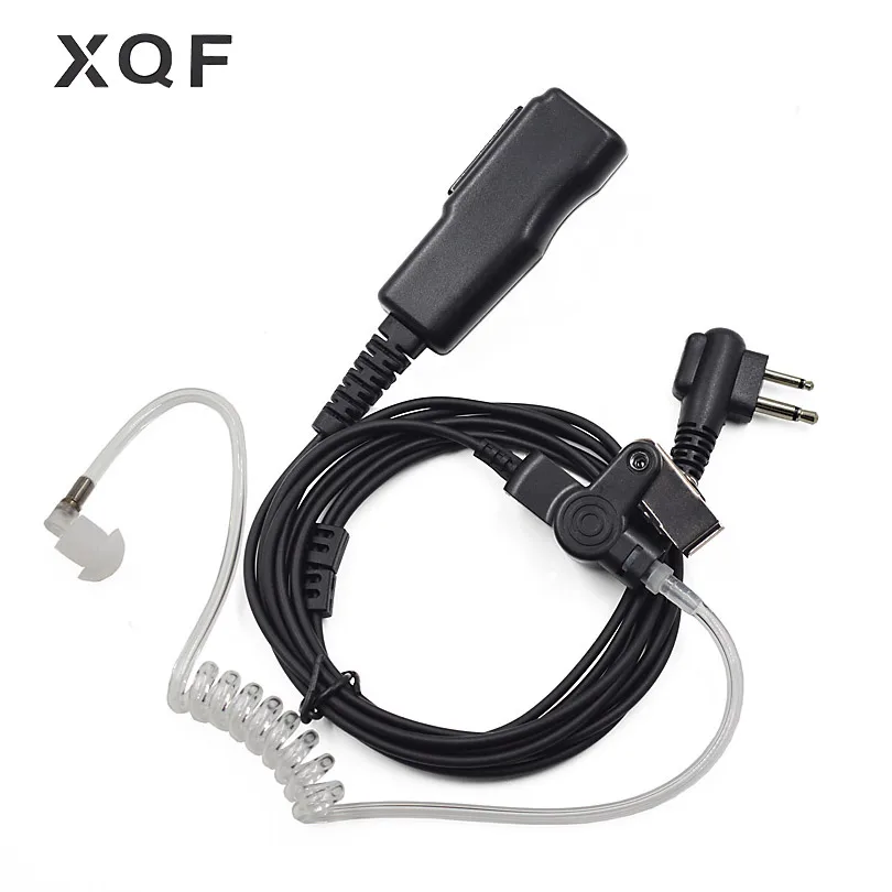 Xqf 2 Pin Guard Fbi Earpiece Headset Ptt Earphone For Motorola Walkie ...