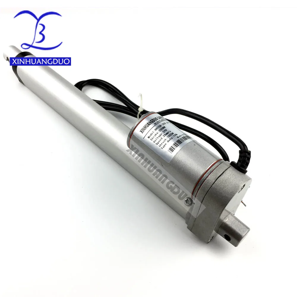 12v 100MM 10MM/S 700N XINHUANGDUO 100mm/4inch stroke micro linear ...
