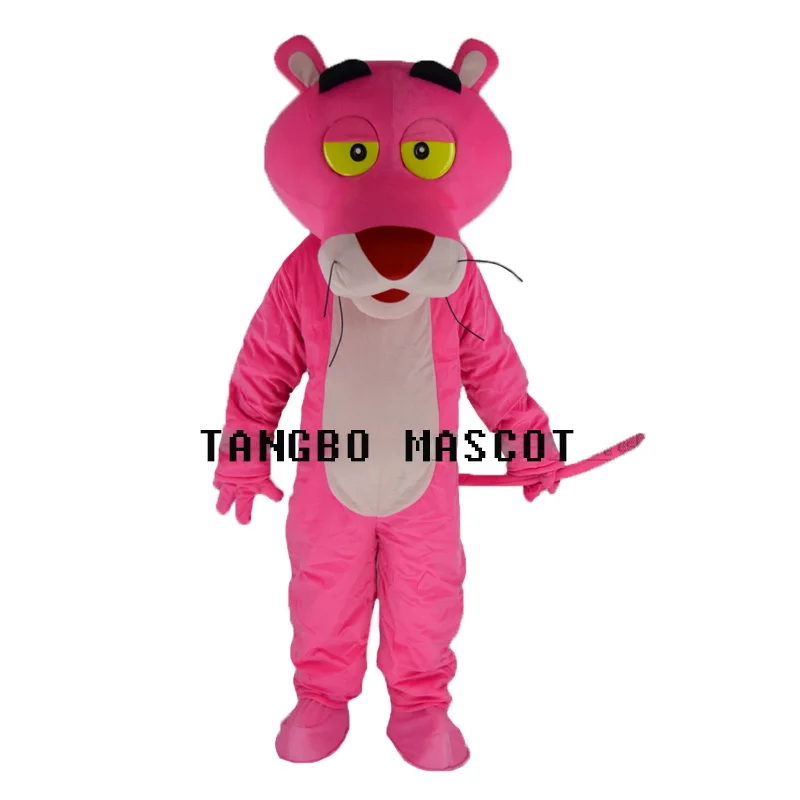 New-pink-panther-mascot-high-quality-costume-fancy-dress-adult-suit ...