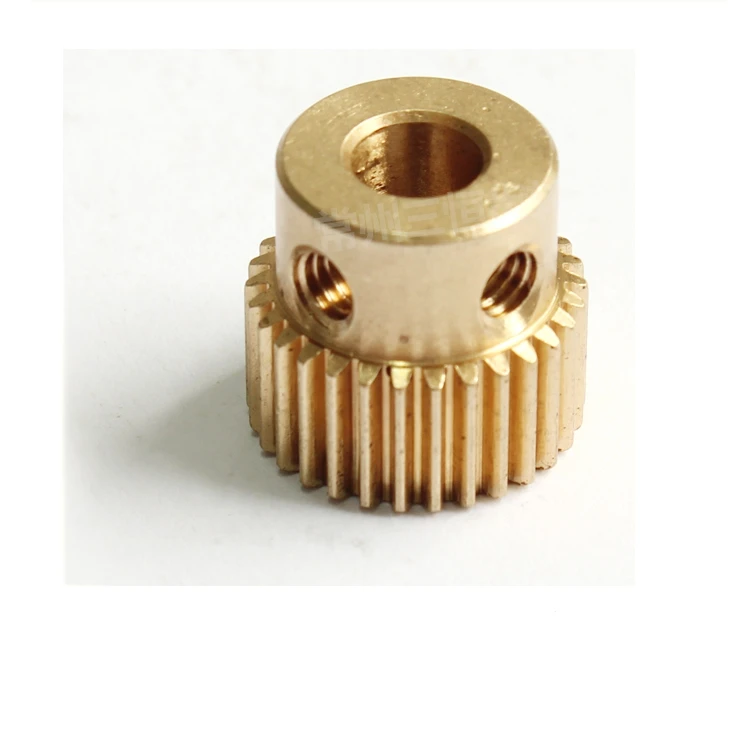 0-5M-30T-Straight-gear-For-6mm-Hole-shaft-diameter-M4-Copper-gear-PTZ ...