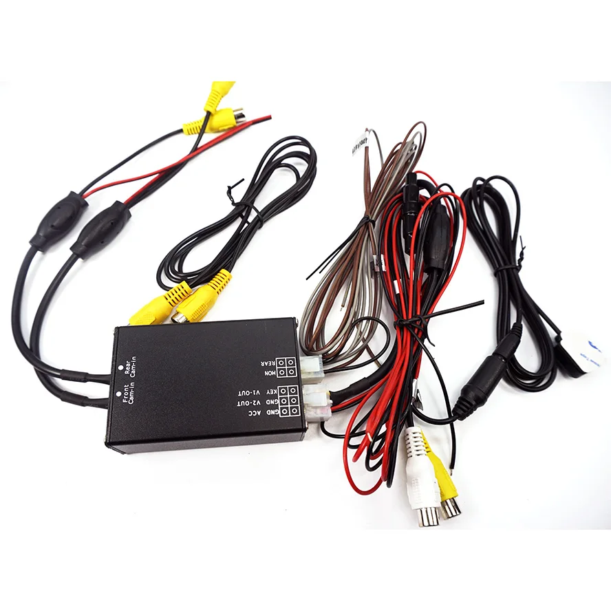 Two Cameras Image Switch Control Box for Front View / Rear View Parking ...