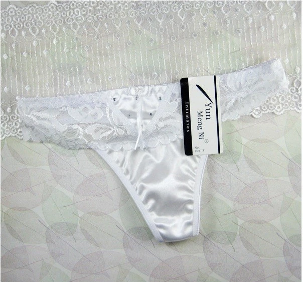 Cheap sexy satin tanga thongs women satin panties vs g string t back ...