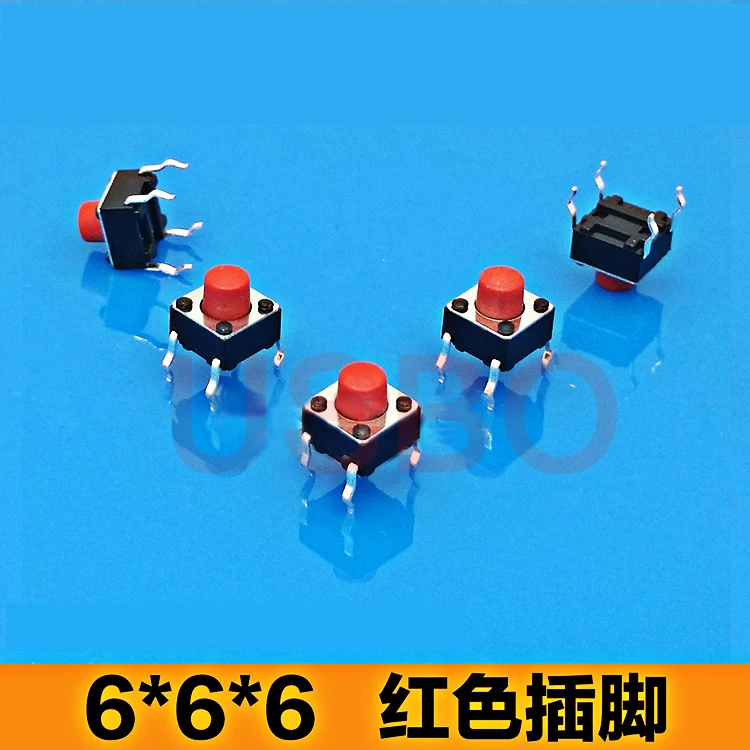 Useful Pin 666 Tact Switch Legs Brass Legs 4 Pin Micro Switch Tactile Switches In Switches