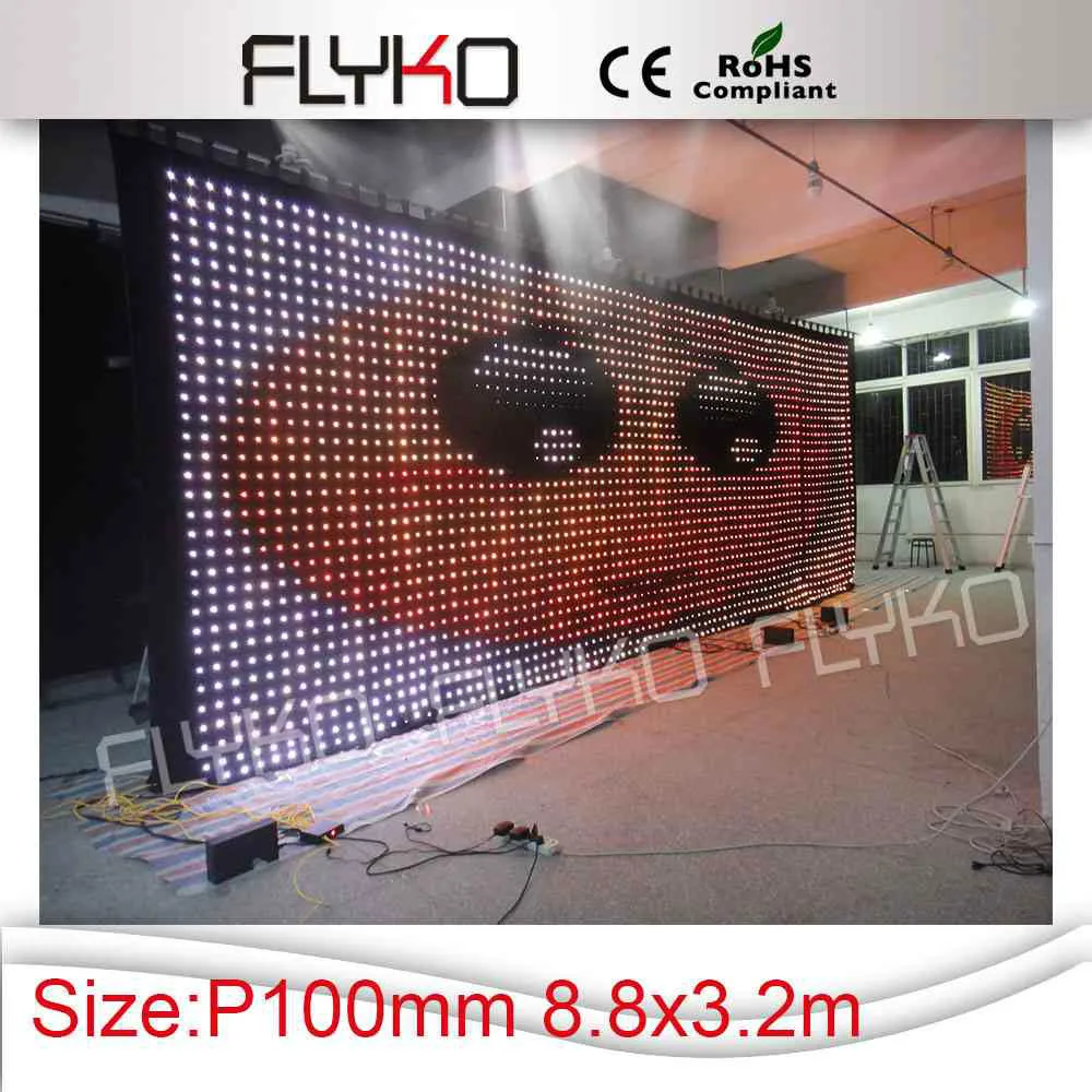 alibaba china high quality led stage backdrop led video curtain-in ...