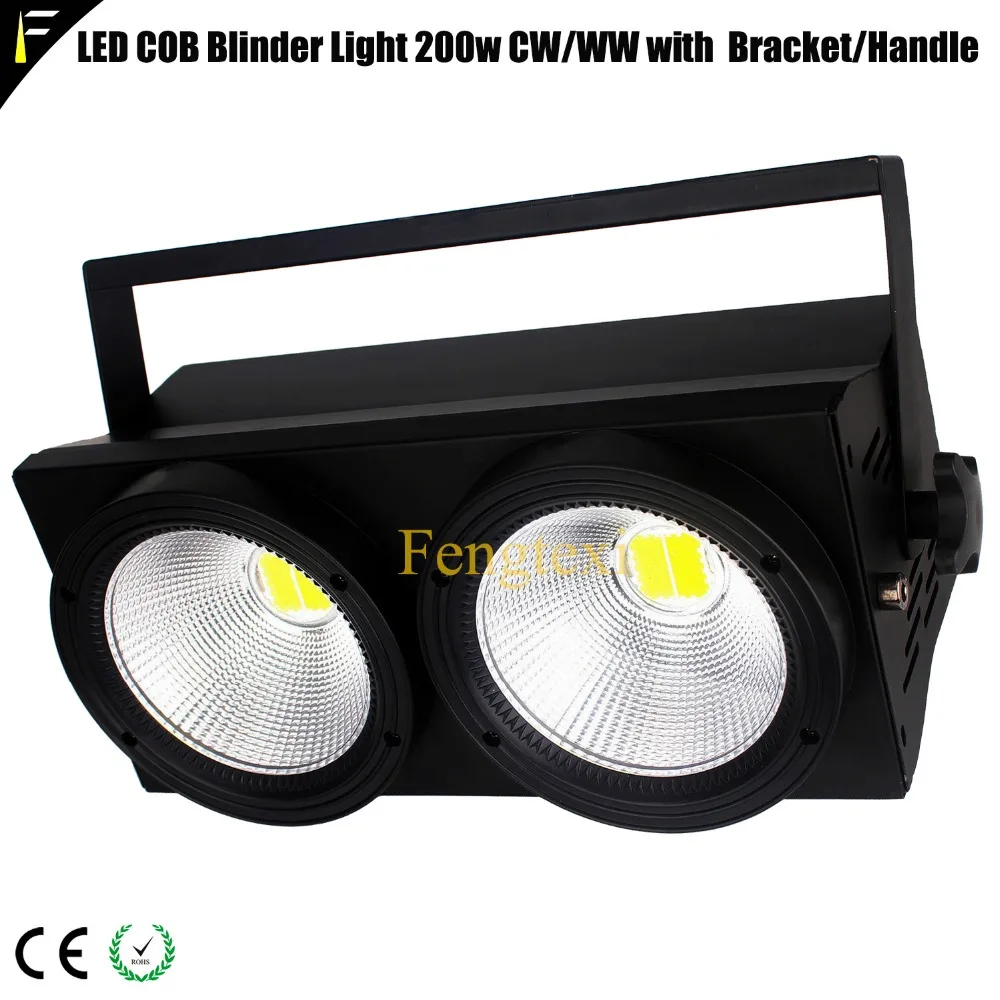 Strobe LED Blinder 2 DMX 2x100 W WW/CW 2in1 200 W การถ่ายภาพเติมแสง ...