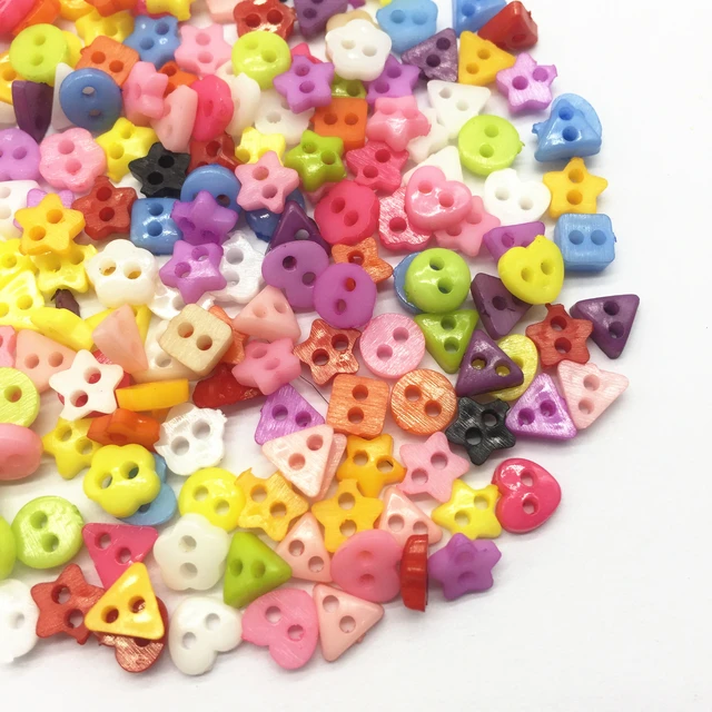 Small Red Star Buttons