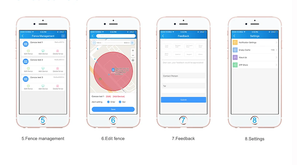 JC200 3g WCDMA умный GPS для автомобиля трекер потоковое видео в реальном времени Двойная камера ...