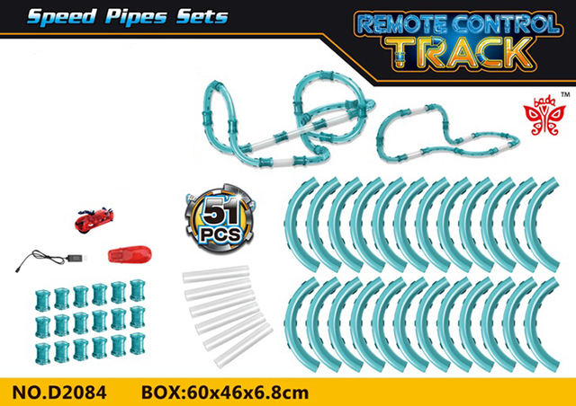 DIY Remote Control Pipe Racing Track | asghedom.com