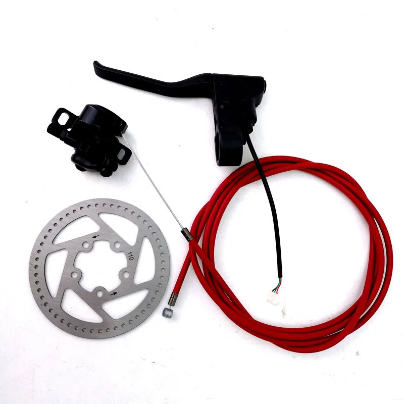 Electric Scooters Brake Lever + Brake Cable +Brake Clamp+Rear Brake ...