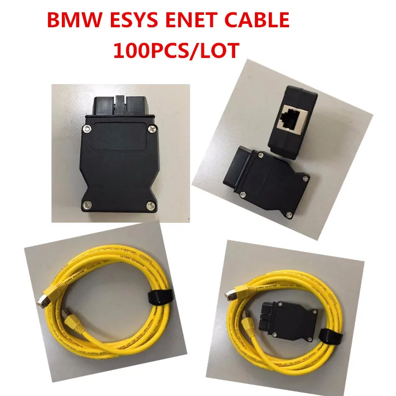2018 New ESYS Data Cable For BMW ENET Ethernet to OBD Interface E SYS ...