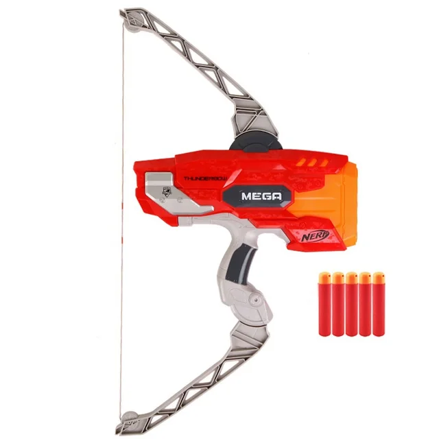 Licensed Nerf N Strike ELITE Mega Thunderbow Blaster Bow Toy Gun with 5 ...