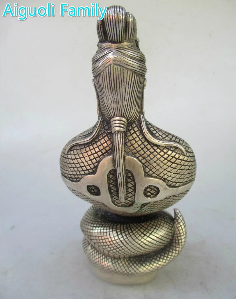 Antique antiques Collectible Decorated Chinese Old Handwork Tibet ...