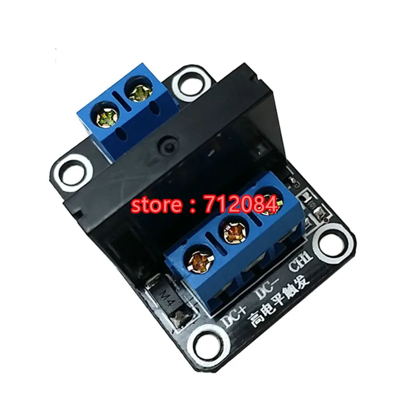 1 Channel 12V high Level Solid State Relay Module Board with Fuse ...
