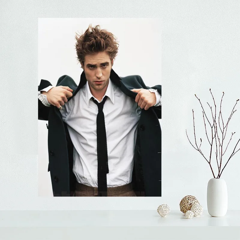 Custom Robert Pattison Poster Wall For Living Room Art Poster ...
