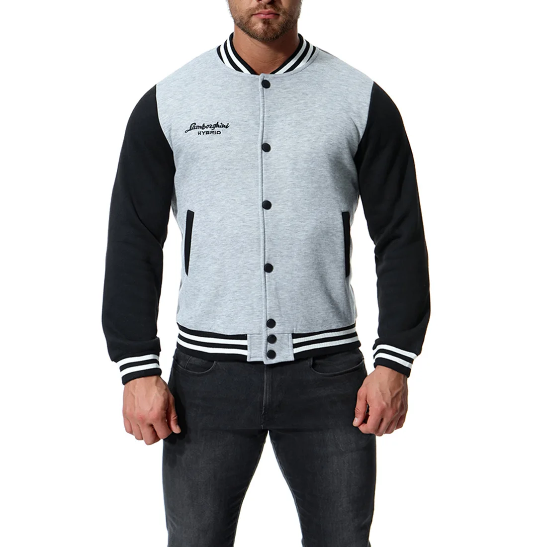 New Men/Boy Baseball Jacket Men 2018 Fashion Design Wine Red Mens Slim ...