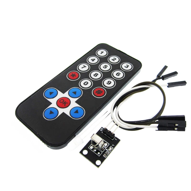 1set Infrared Remote Control Module Wireless Ir Receiver Module Diy Kit