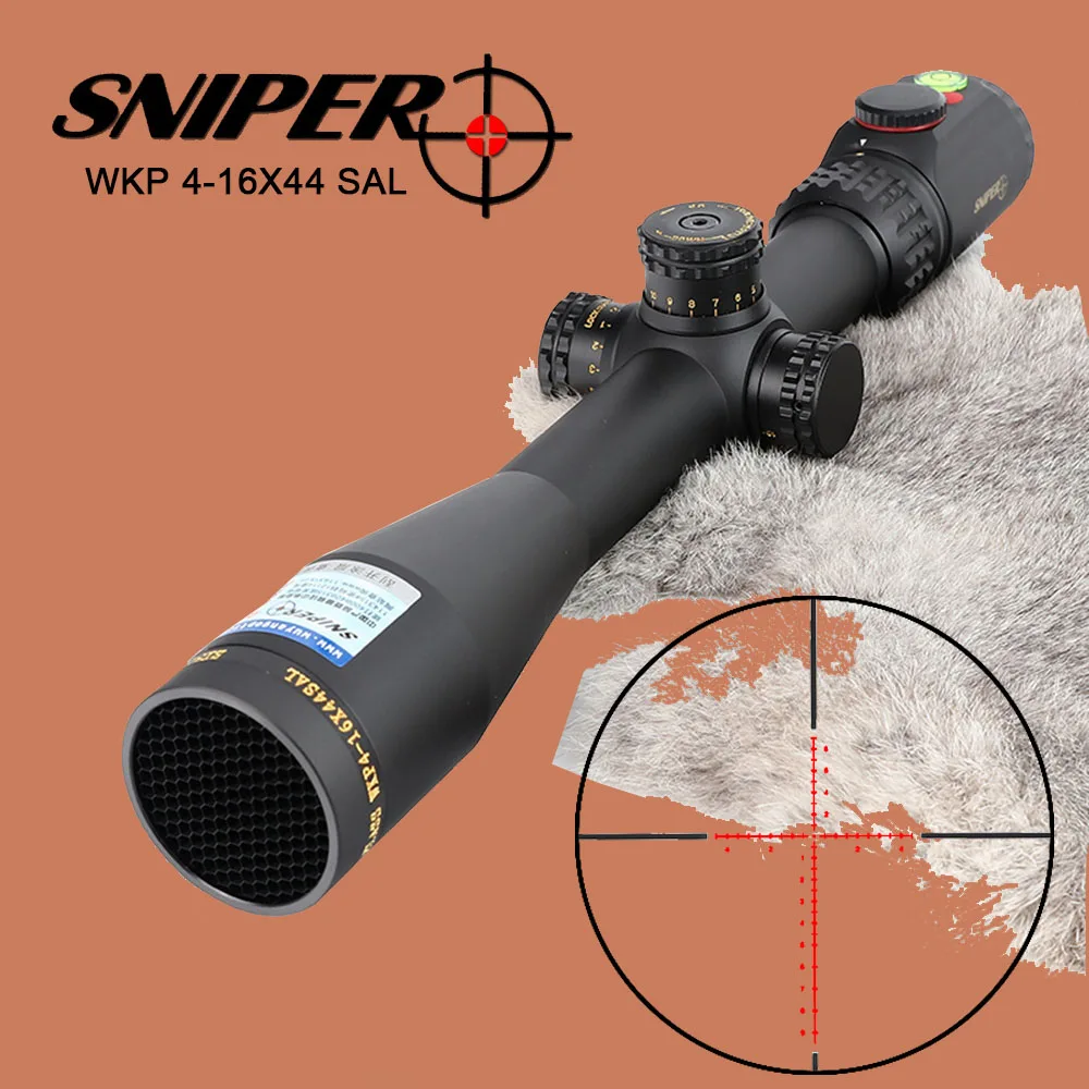 Sniper Wkp 4-16x44 Sal Hunting Riflescope Glass Etched Reticle Rg ...