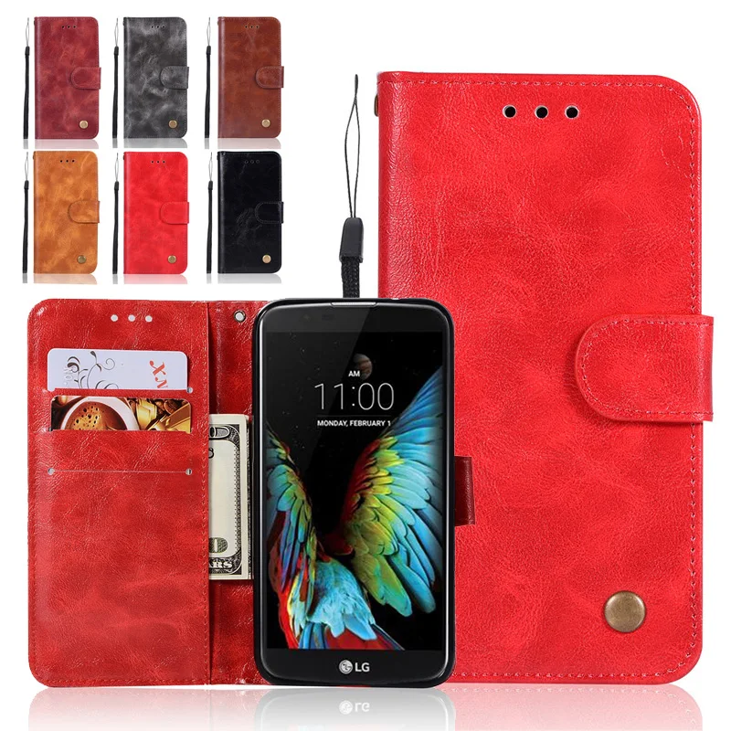 Caso ForLG TopArmor K10 2017 Caso Estilo Flip Book de Alta Qualidade ...