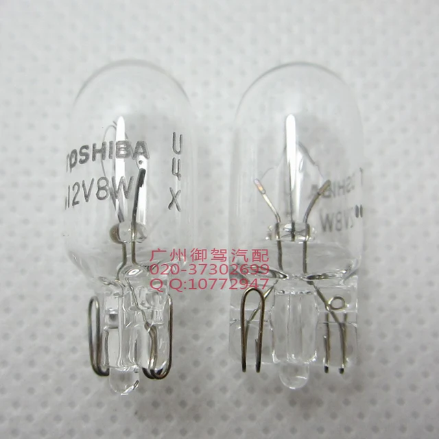 Toshiba T10 bulb 12V W8W Halogen Tail Light lamp good life span ...