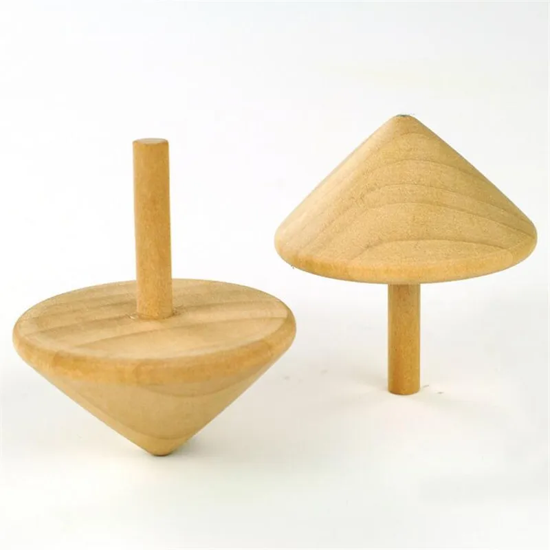 Wooden Spinning Top Toy Mywoodentoys